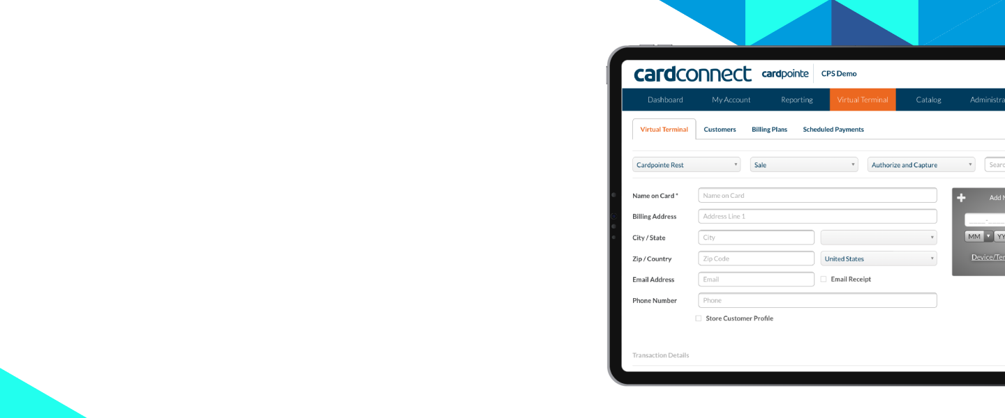 CardPointe Online Virtual Terminal | CardConnect
